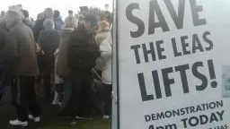 This Is Shepway Report: Folkestone Leas Lift protest draws crowds ...