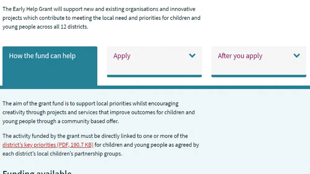 Kent County Council Early Help Grants Scheme - Folkestone and Hythe ...