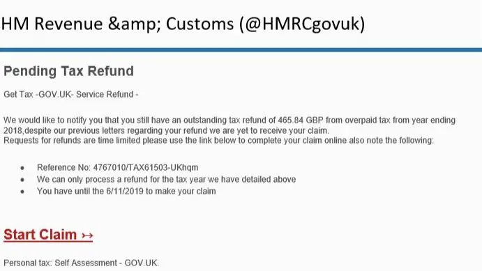 HMRC Scams - Folkestone and Hythe Liberal Democrats