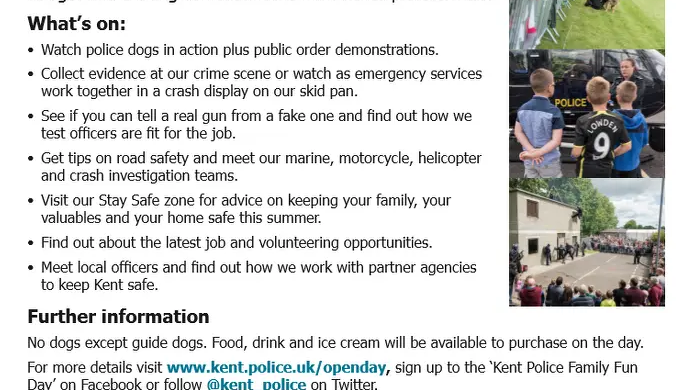 Kent Police Open Day 2017 - Folkestone and Hythe Liberal Democrats