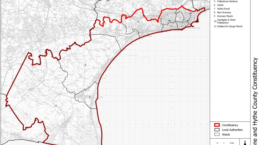 The Proposed New Boundaries for Folkestone and Hythe Constituency ...