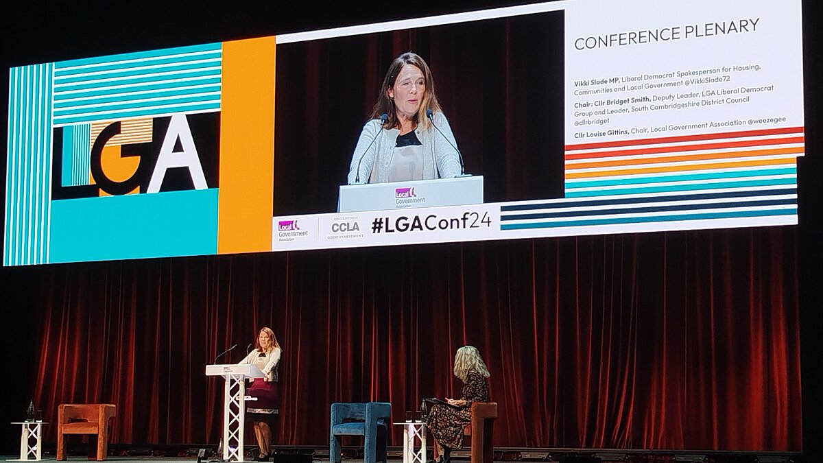 Vikki Slade MP at LGA Conference in Harrogate - Folkestone and Hythe ...
