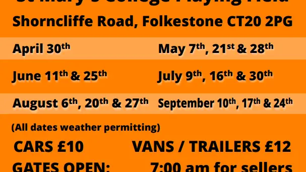 Shorncliffe Charity Boot Fairs 2022 - Folkestone and Hythe Liberal ...